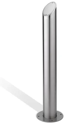 POST-SS-S-C Round Stainless Steel Post